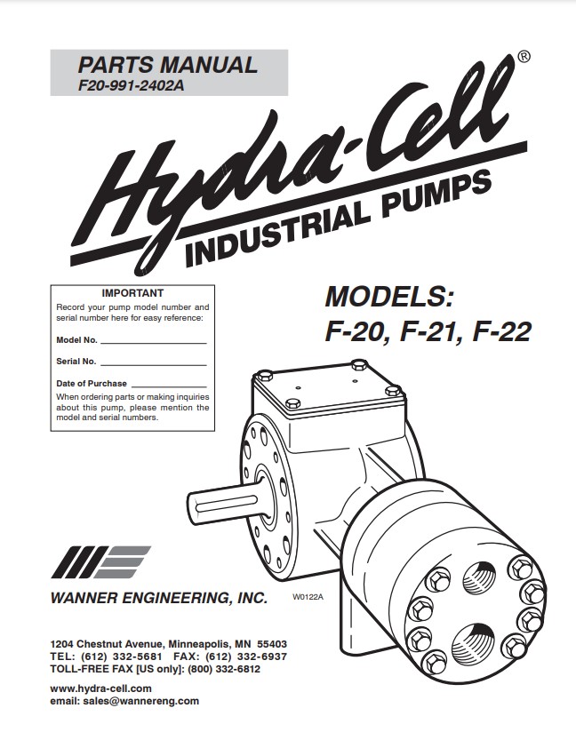 Hydra-Cell F20 Series (US) / G20 Series (Metric)
